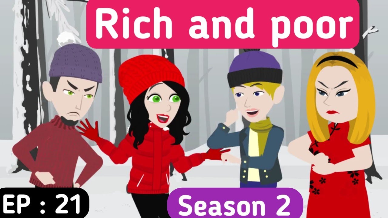 Rich and poor part 21 | English story | Learn English | English ...