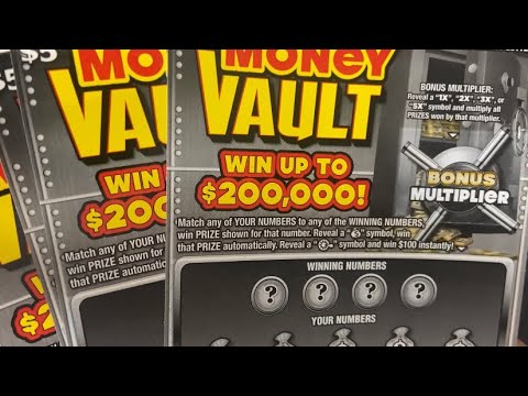 💲Money Vault! Can I Find Any Money in the Vault? $25 Session NJ Lottery ...