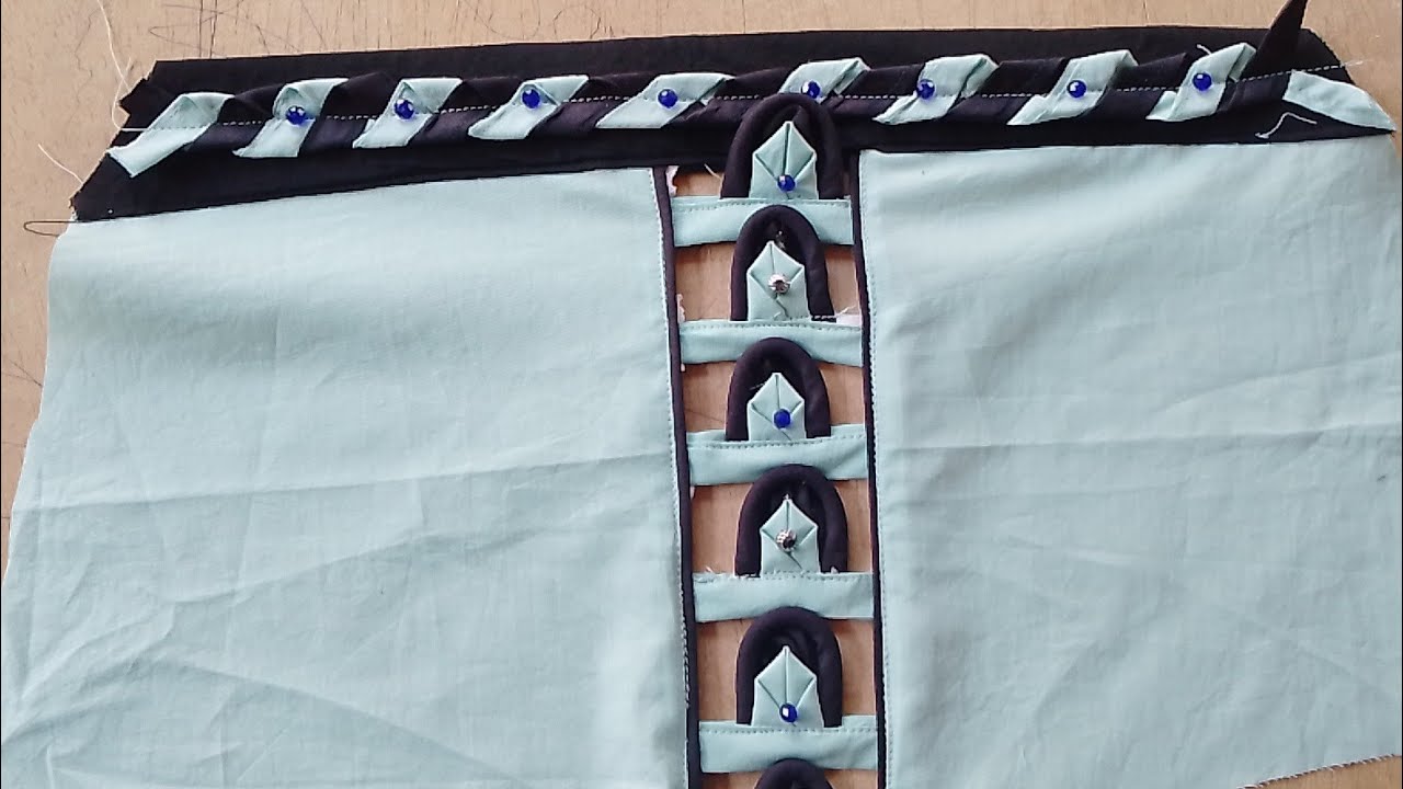 stylish saleev design with pati design and sleeves design 2023 - YouTube