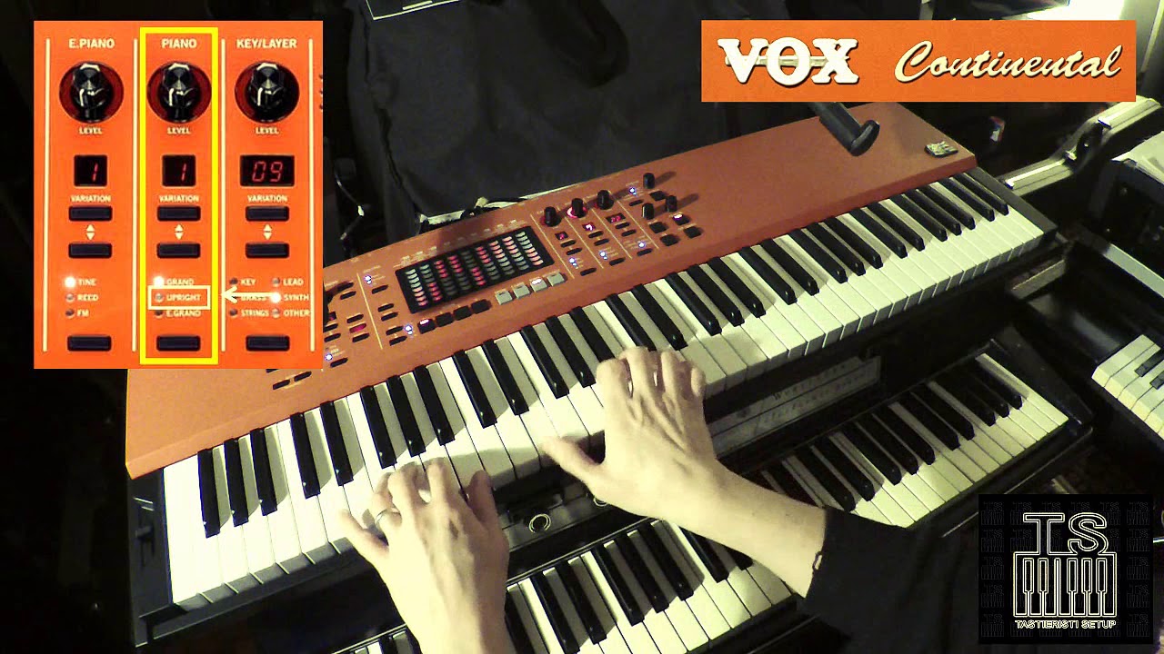 KORG / VOX Continental - sound examples - 4 of 5 - AC PIANO ...