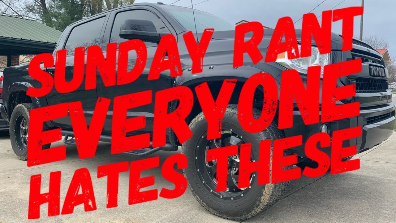 Sunday Rant... Everyone Hates These - YouTube