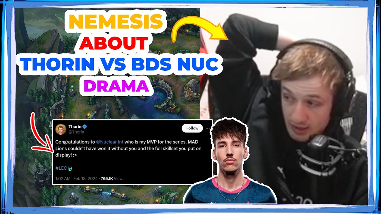 Nemesis About BDS NUC vs THORIN DRAMA 👀 - YouTube