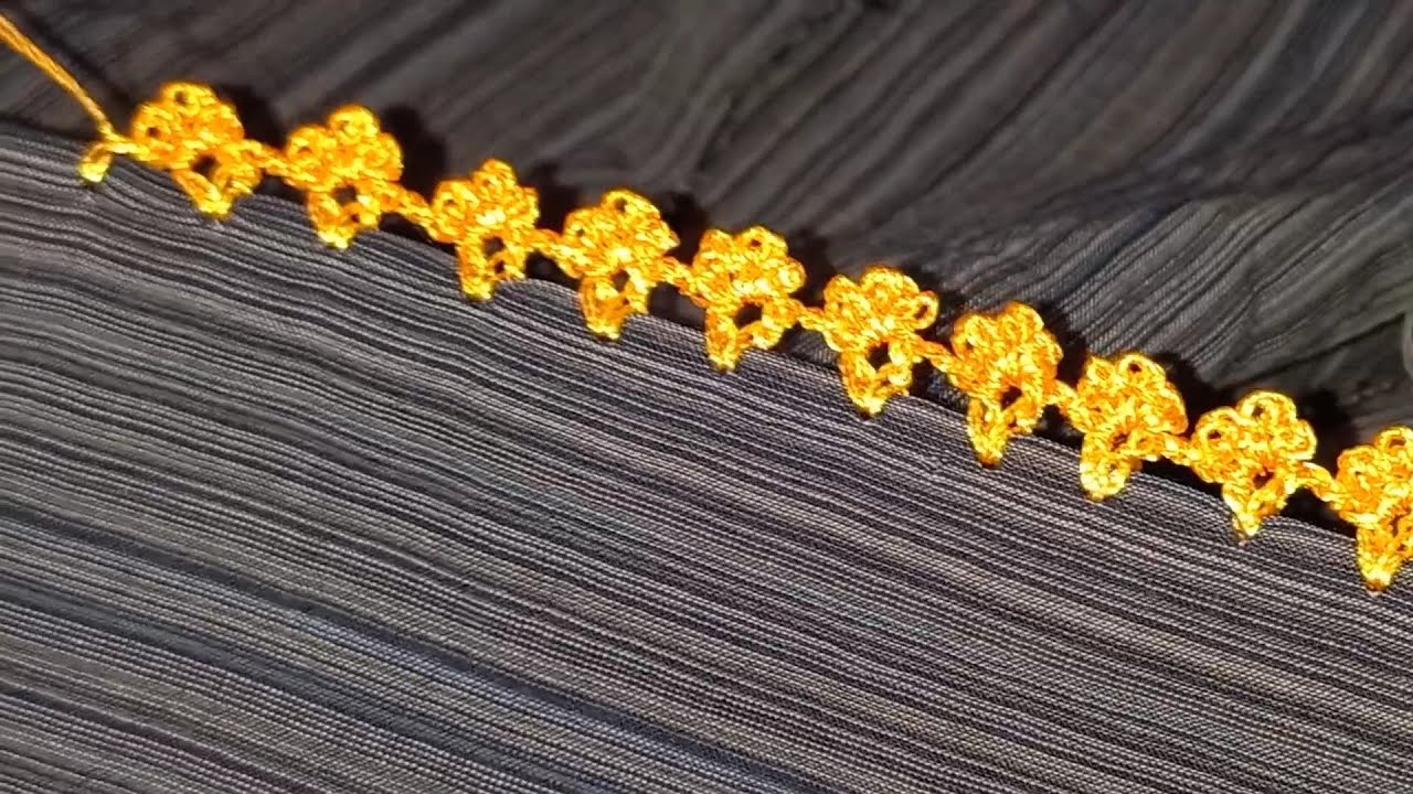 New and Easy crosia lace design/Qureshia ki Lace tutorial/Crochet ...