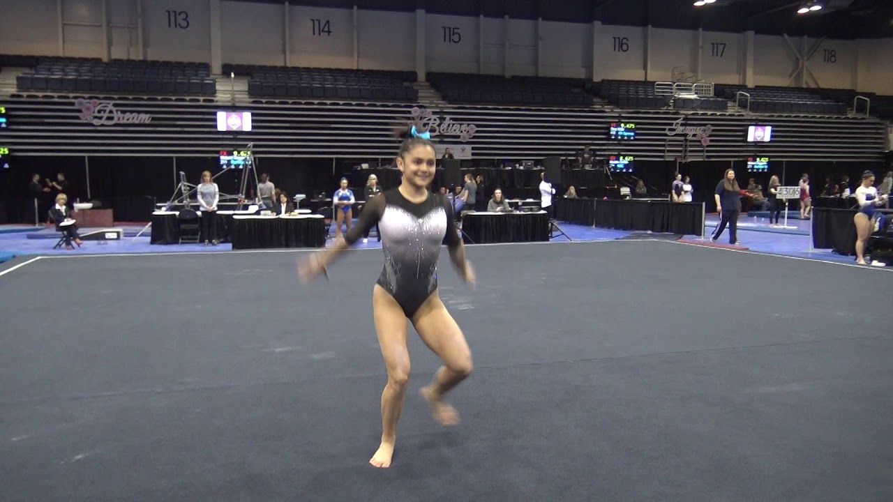 Alyssa Guns, Hunts | L10 Floor 2019 Region 5 Championships - YouTube