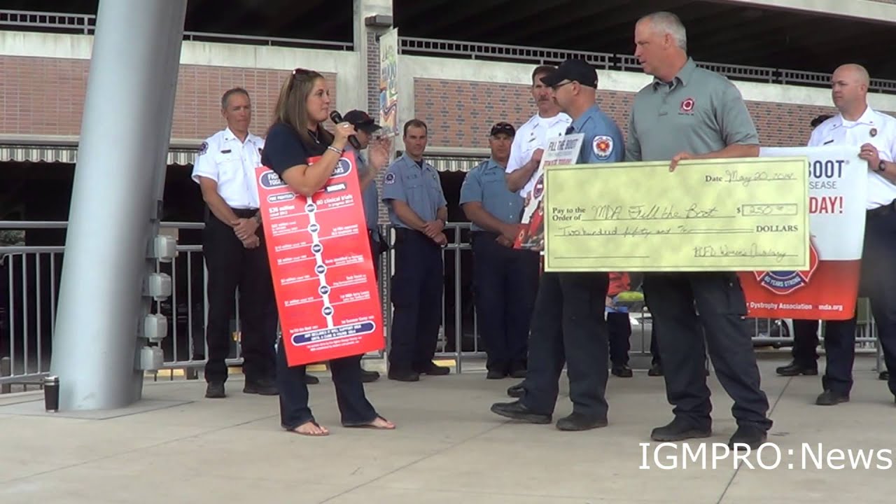Rapid City Fire Department kicking off the MDA boot drive. - YouTube
