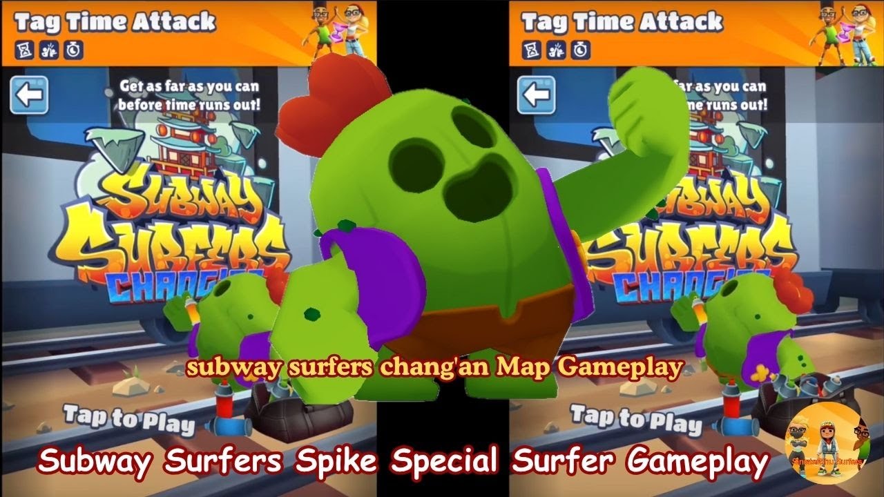 Subway Surfers Tag Time Attack Chang'an Map Subway Surfers Spike ...