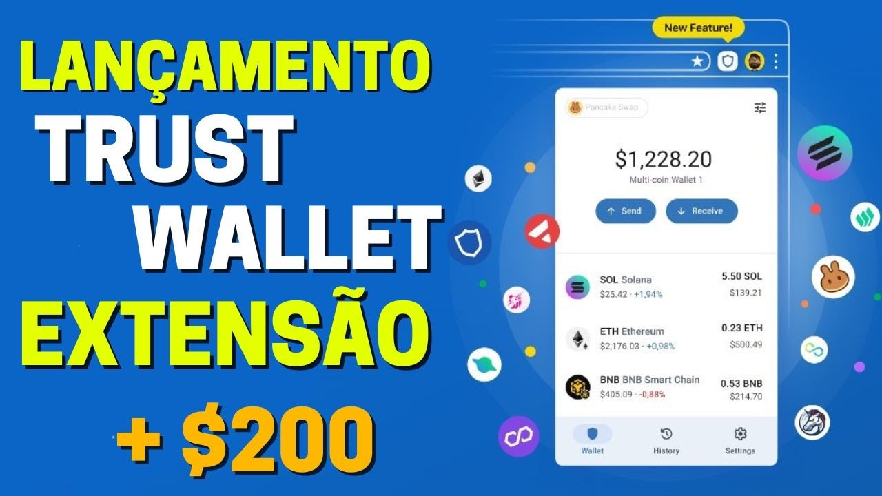 Extensão da Trust Wallet no Googel Chrome - Trust Wallet Browser ...