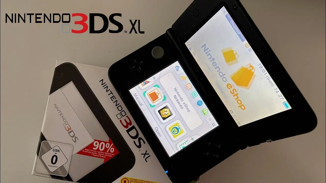Nintendo 3DS XL unboxing - YouTube