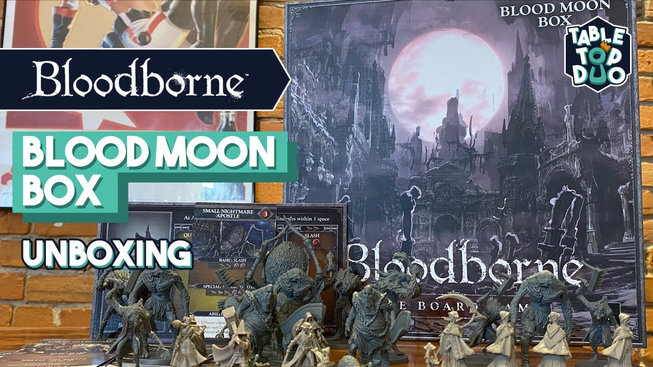 Bloodborne The Board Game - Blood Moon Unboxing - YouTube