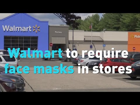 Walmart to require face masks in stores - YouTube
