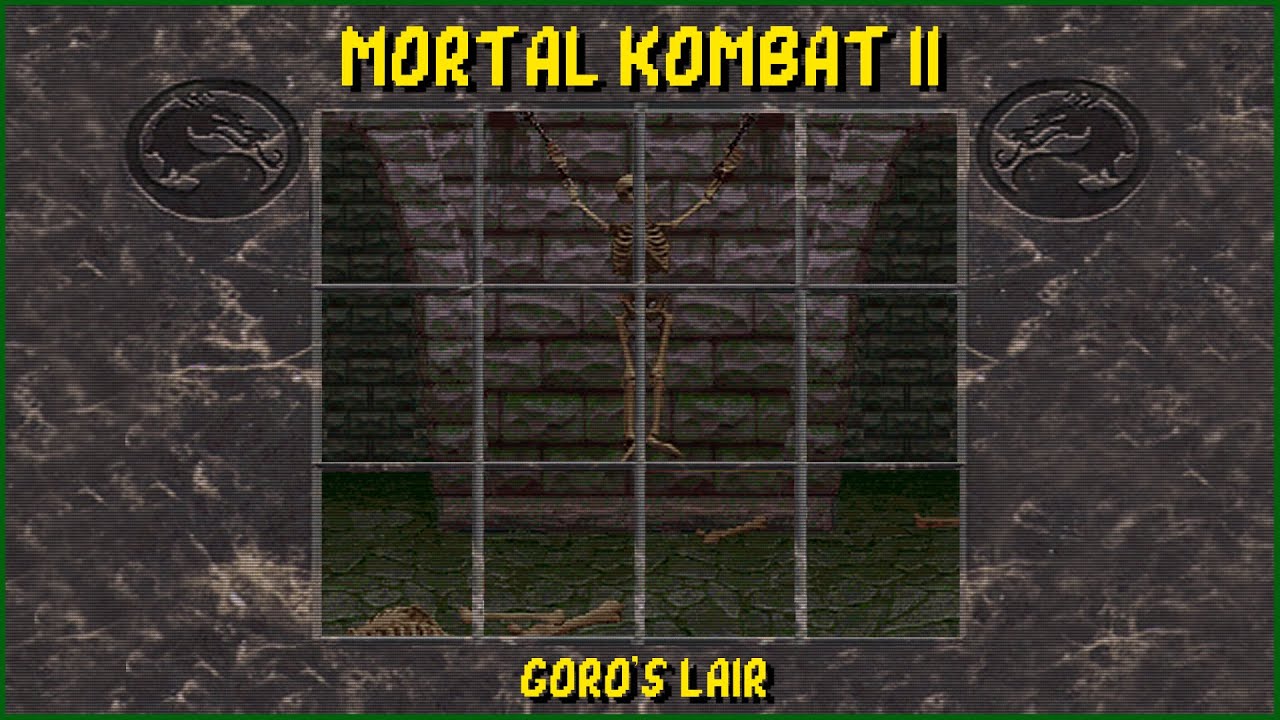 Mortal Kombat 2 - Goro's Lair (Secret Fight) - Remake - YouTube