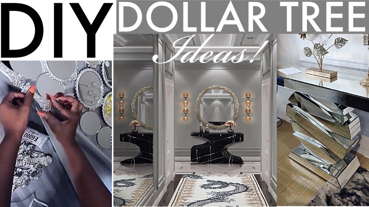 HOW TO USE DOLLAR TREE Items to Match Your Walls! - YouTube