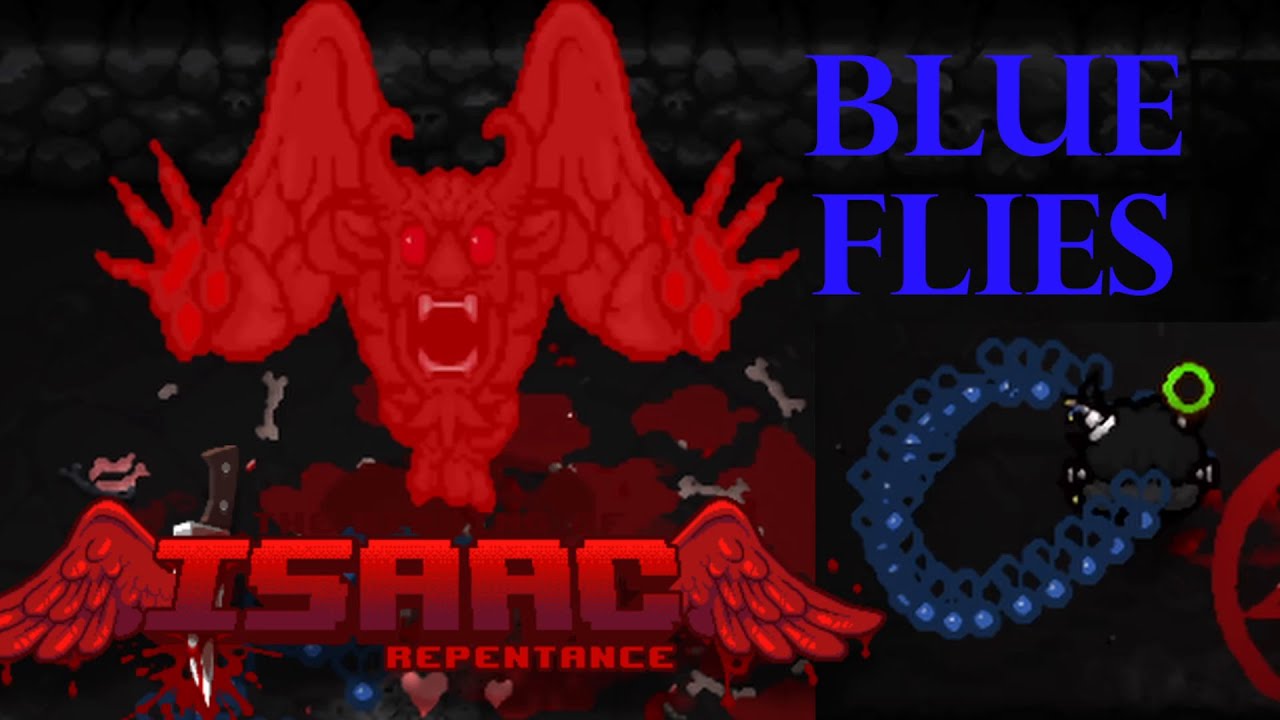 THE POWER OF THE BLUE FLIES vs EVIL GUY/ Binding of Isaac - YouTube
