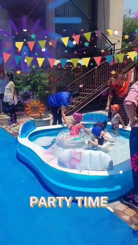 summer camp pool party at kidzee naraina vihar - YouTube