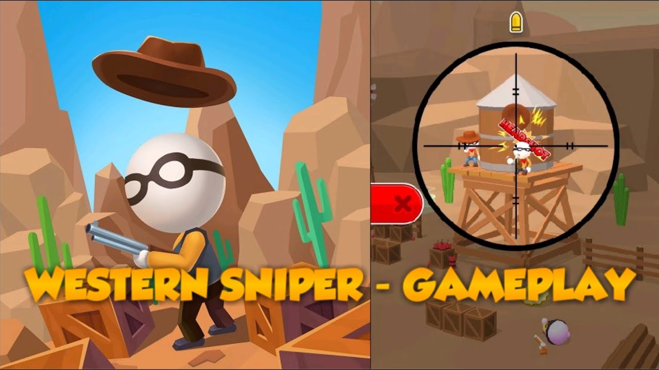 Western Sniper : Wild West FPS Shooter 🎮 GAMEPLAY TRAILER (Android/iOS ...