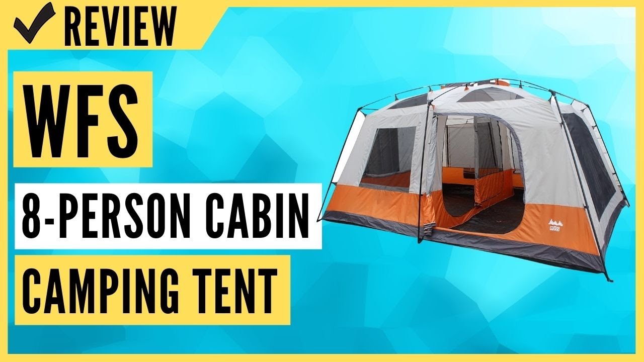 WFS 8 Person 2 Room Cabin Camping Tent Review - YouTube