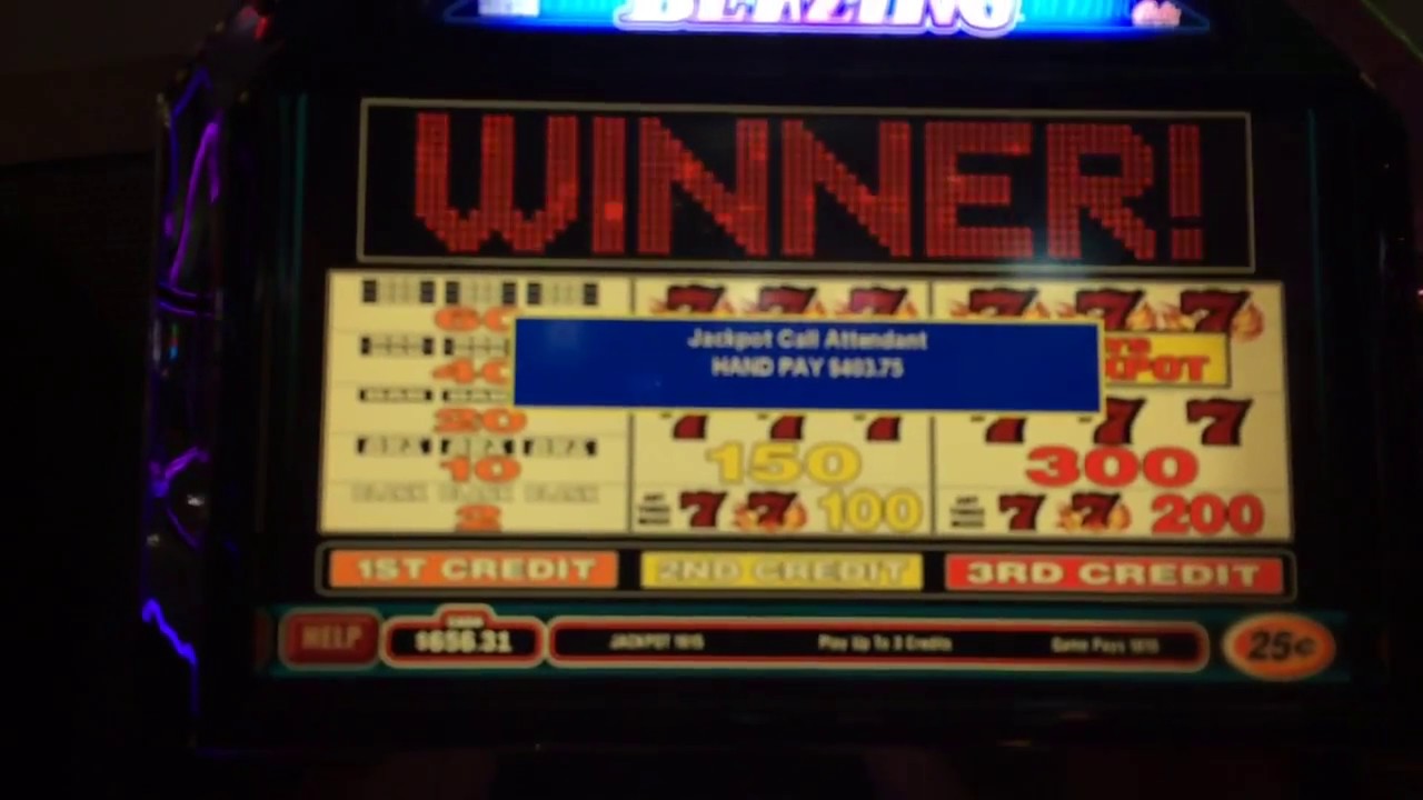 Blazing 7's jackpot - YouTube