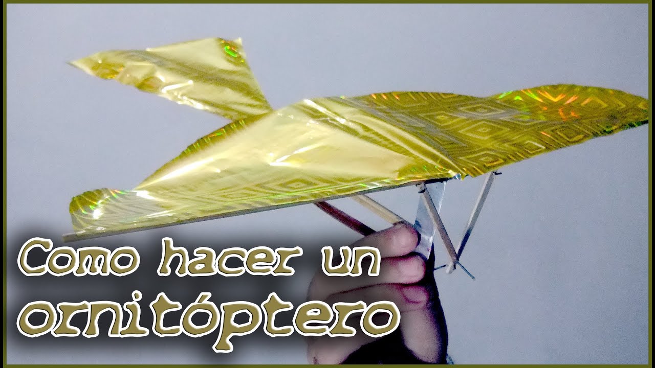 Planos De Ornitóptero Paso A Paso Creación Del Ornitoptero