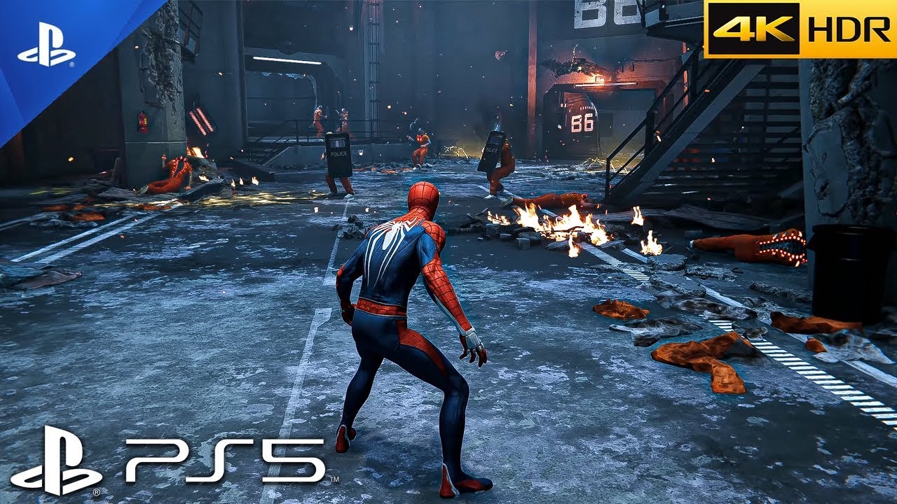 PS5 MARVEL'S SPIDER MAN REMASTERED ULTRA Realistic Graphics Gameplay 4K ...