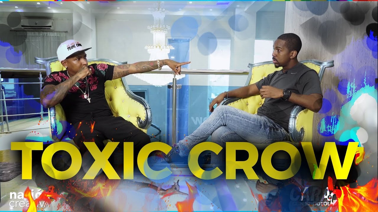 TOXIC CROW EL ARTISTA URBANO MAS RICO!!! #CaraACaraConElDotol - YouTube