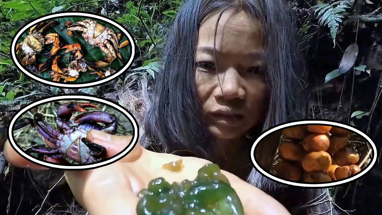 To Survive 100 Days In The Primitive Deep Forest, She Ate Meals Like ...
