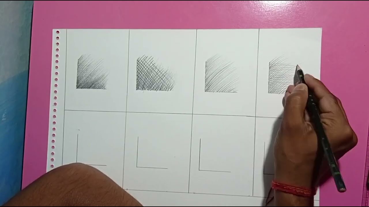 Pencil shading techniques types of shading tutorial for beginners ...