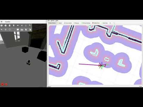 【ROS 2】シミュレータ環境でNavigation【Raspberry Pi Mouse】 - YouTube