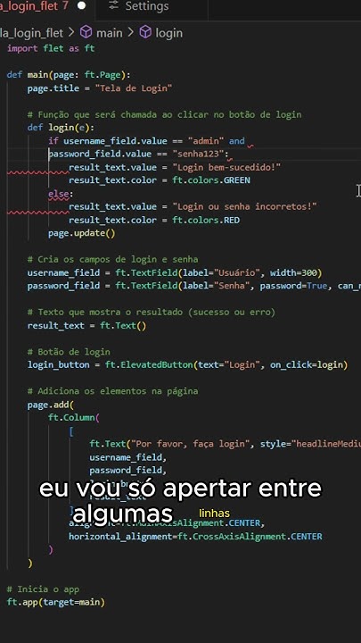 Tela de login em Python #pythondeveloper #python #programação #code # ...