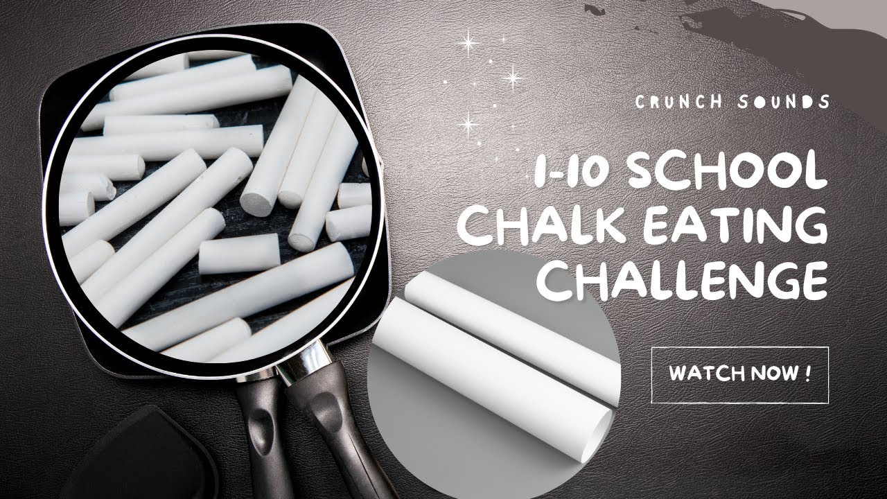 Crazy Chalk Challenge: Watch Me Eat White Chalk! #viral #viralvideo # ...