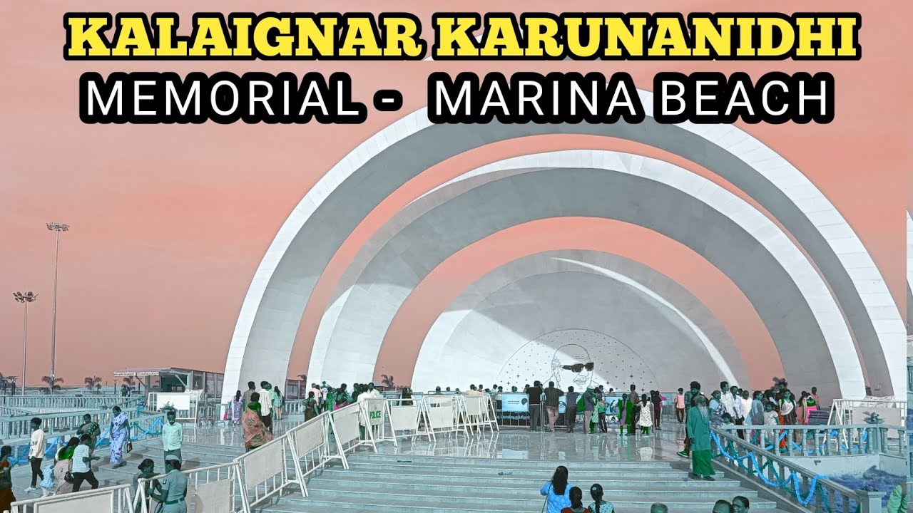 Latest | Kalaignar Karunanidhi Memorial | கலைஞர் நினைவிடம் | Chennai ...