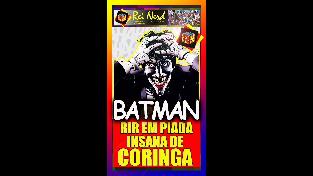 BATMAN RIR DE PIADA INSANA DO CORINGA Batman mata Coringa sorrindo ...