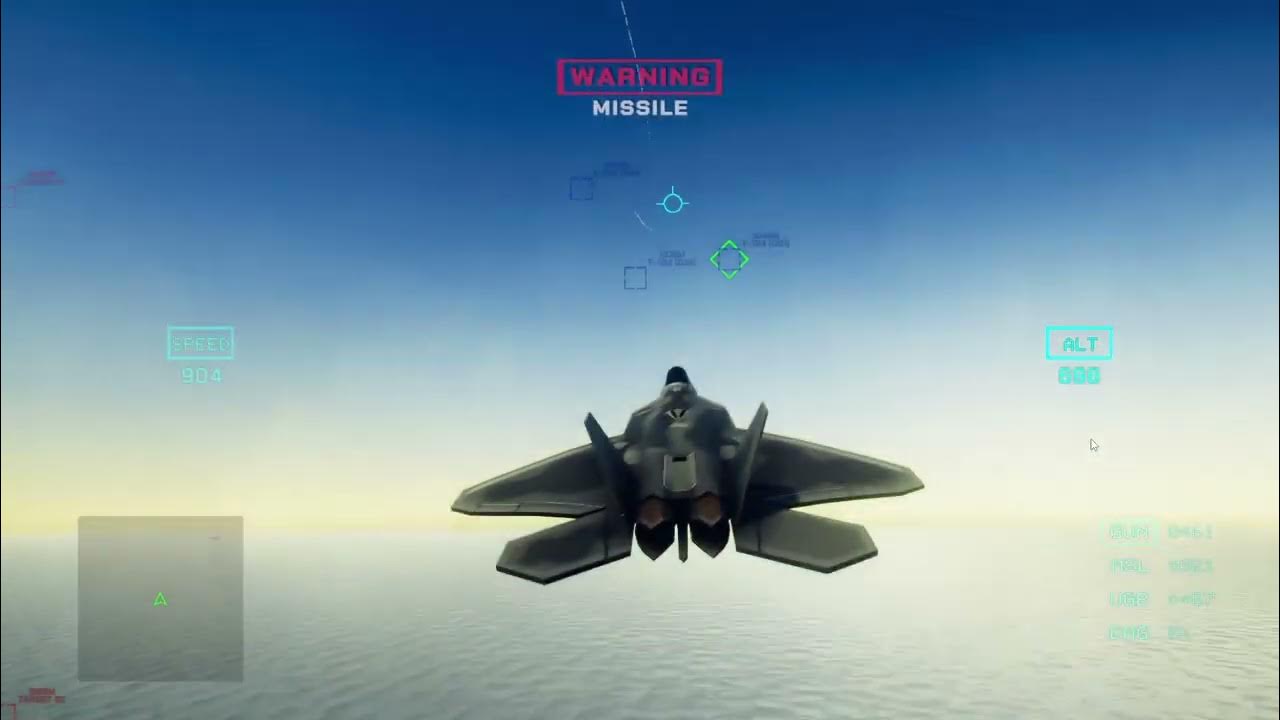 Unity flight game/Ace Combat clone (UPDATE #06) F22 Raptor & new Post Processing - YouTube