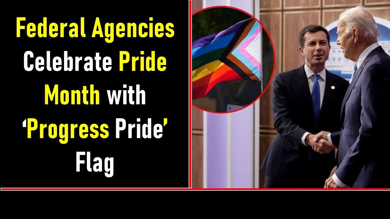 Federal Agencies Celebrate Pride Month with ‘Progress Pride’ Flag - YouTube