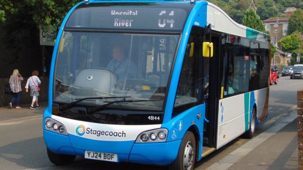 First Day In Service! Stagecoach South East 48144 YJ24 BDF On Route 64 ...