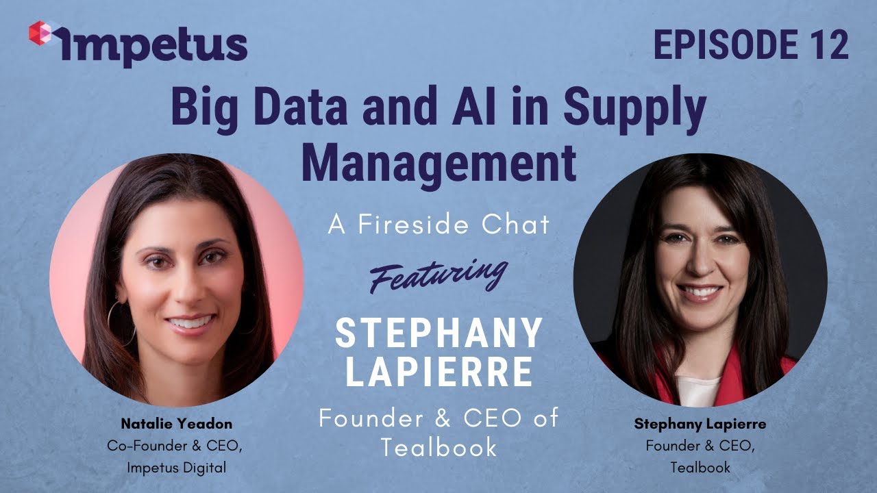 Fireside Chat with Stephany Lapierre, Founder and CEO of Tealbook - YouTube