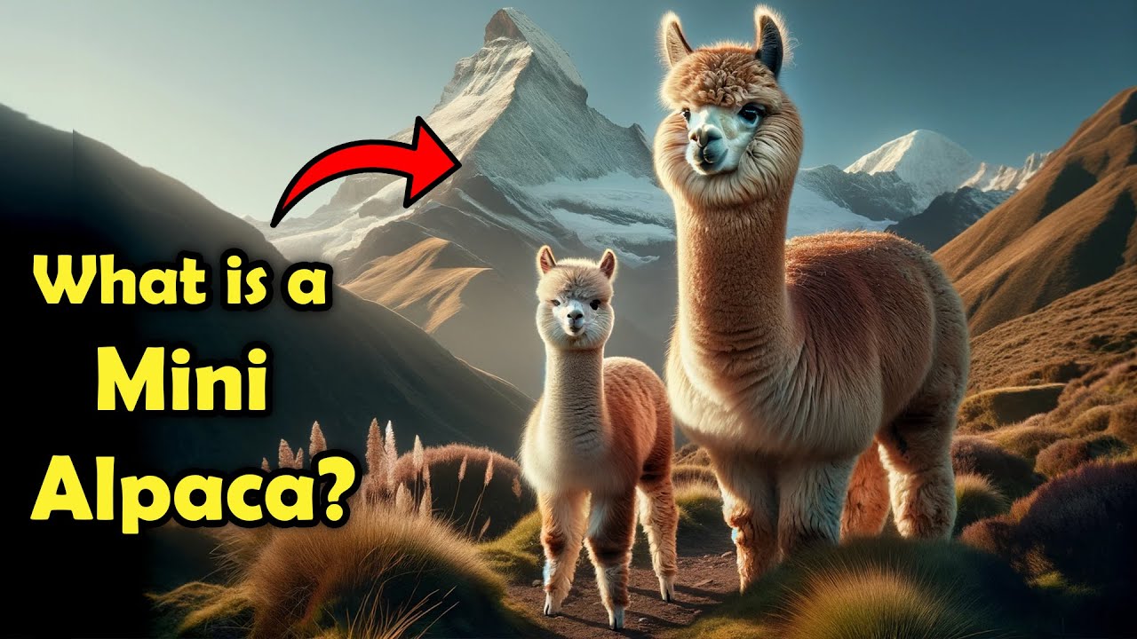 What is a Mini Alpaca? Learn Facts about Mini Alpacas! - YouTube