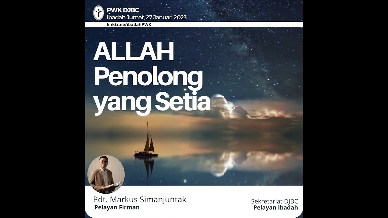 Allah Penolong yang Setia - 27 Januari 2023 - YouTube