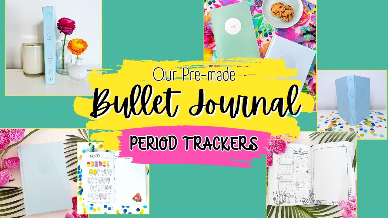 DOT | Pre-Made Bullet Journal | PERIOD TRACKERS | How To Video | 2024 ...