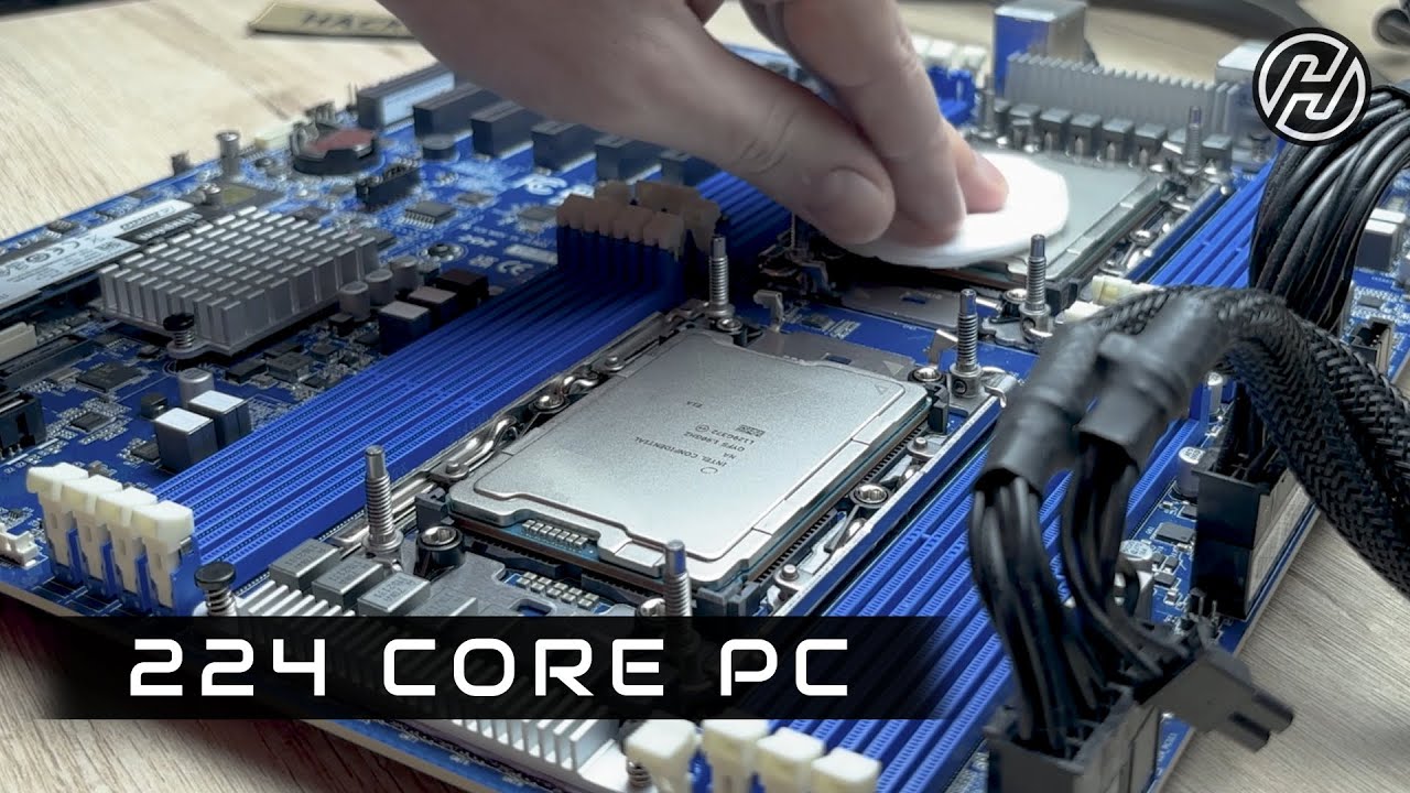 112/224 Core PC with Dual Xeon CPU's - YouTube