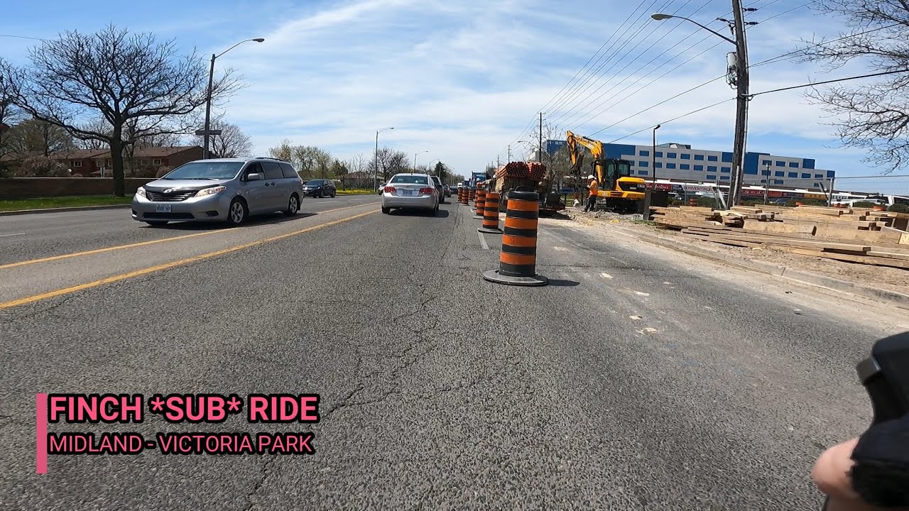 Finch Sub Ride (Midland to Victoria Park) - YouTube