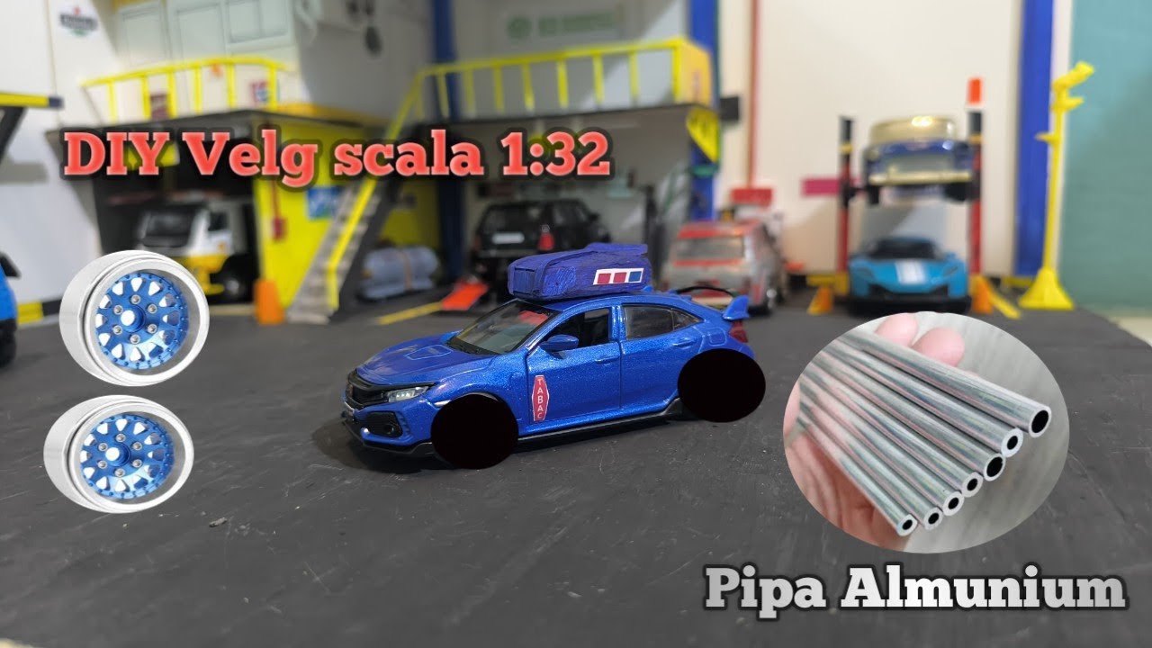 (DIY - VELG costume 1:32) I made car rims from aluminum pipe - YouTube