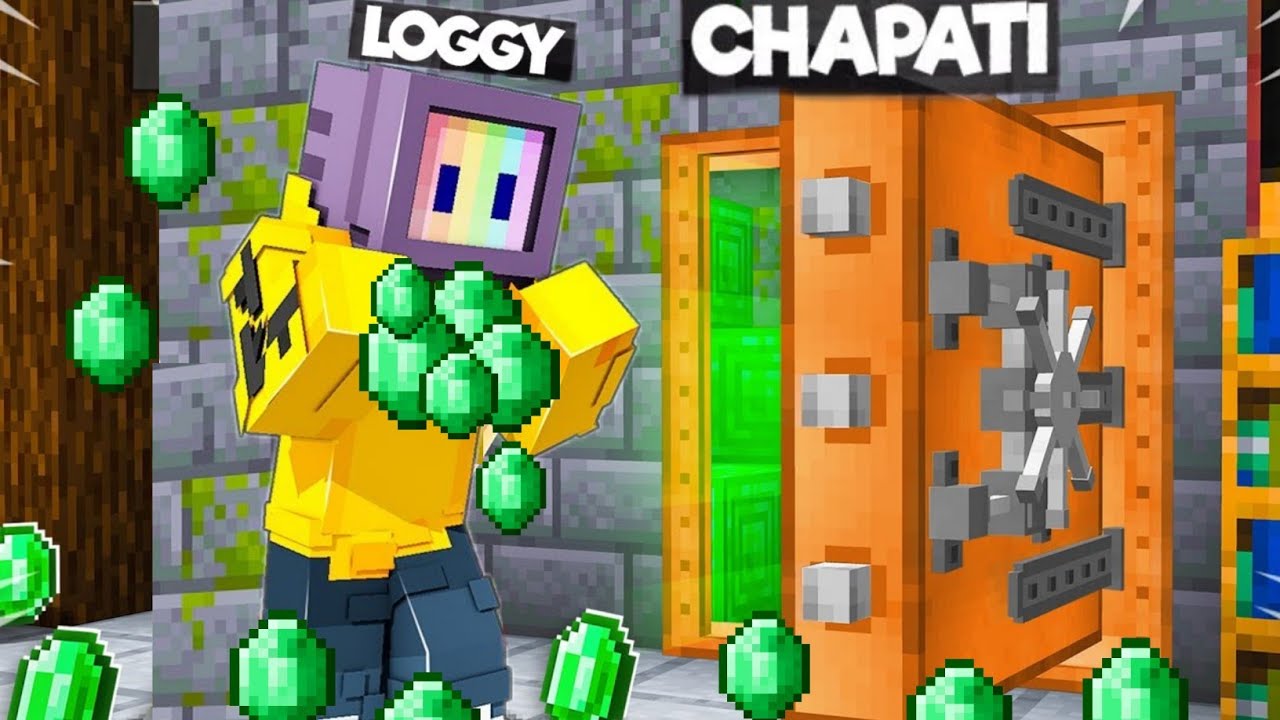 STEALING EMERALDS FROM LOGGY SECRET HOUSE BUT GONE WRONG IN MINECRAFT ...