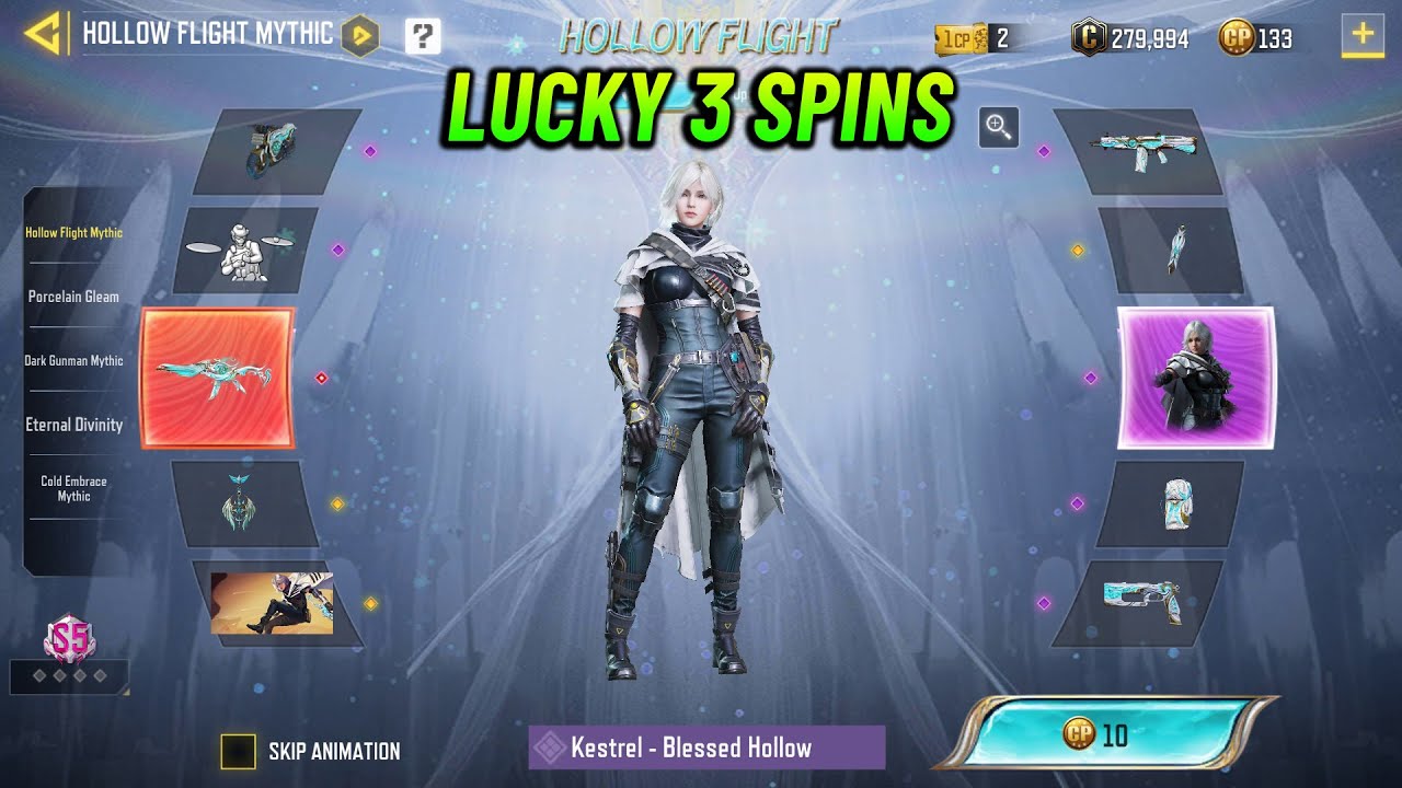 😍 Lucky 3 Spins on Mythic CX9 Draw - Hollow Fight CODM - YouTube