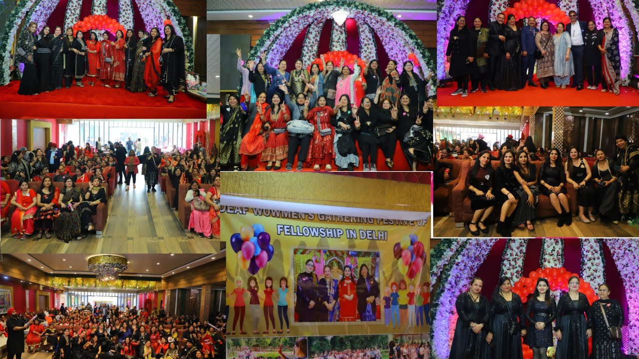 Deaf Women's Gathering festive of Fellowship in Delhi. - YouTube