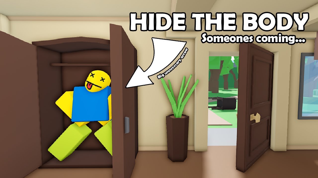 A Roblox game where I have to HIDE A BODY?? | Hide the Body - YouTube
