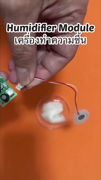 Humidifier module เครื่องทำความชื้น #safwit #arduino #diy #arduinoproject #humidifier #พ่นไอน้ำ ...