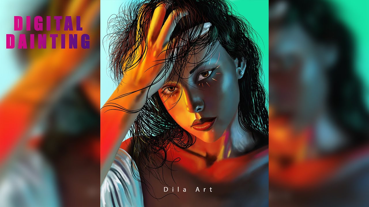 Hyper-Real Digital Speed Painting 3| Photoshop - YouTube