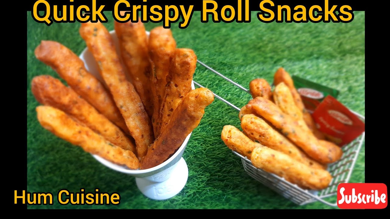 Quick Crispy Roll Snacks | Ramadan Special Recipe | Instant Snack ...