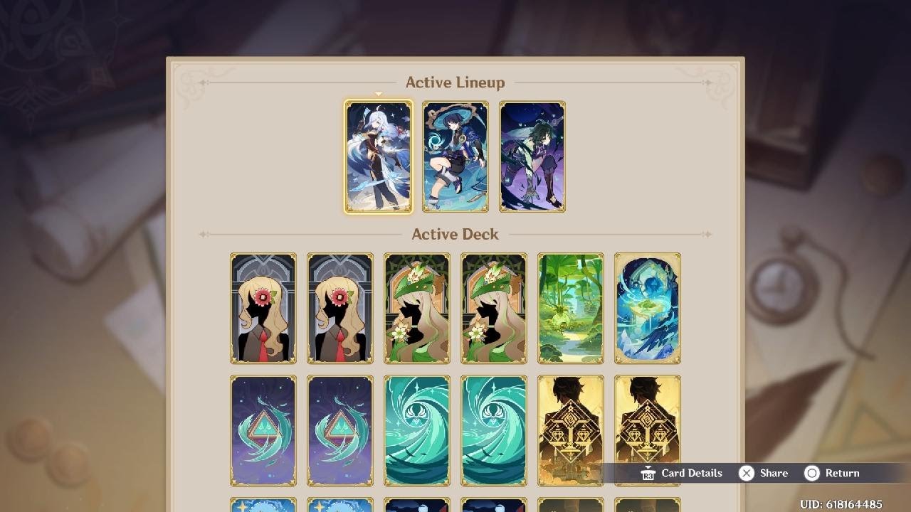 Genshin Impact - TCG Wanderer deck - YouTube