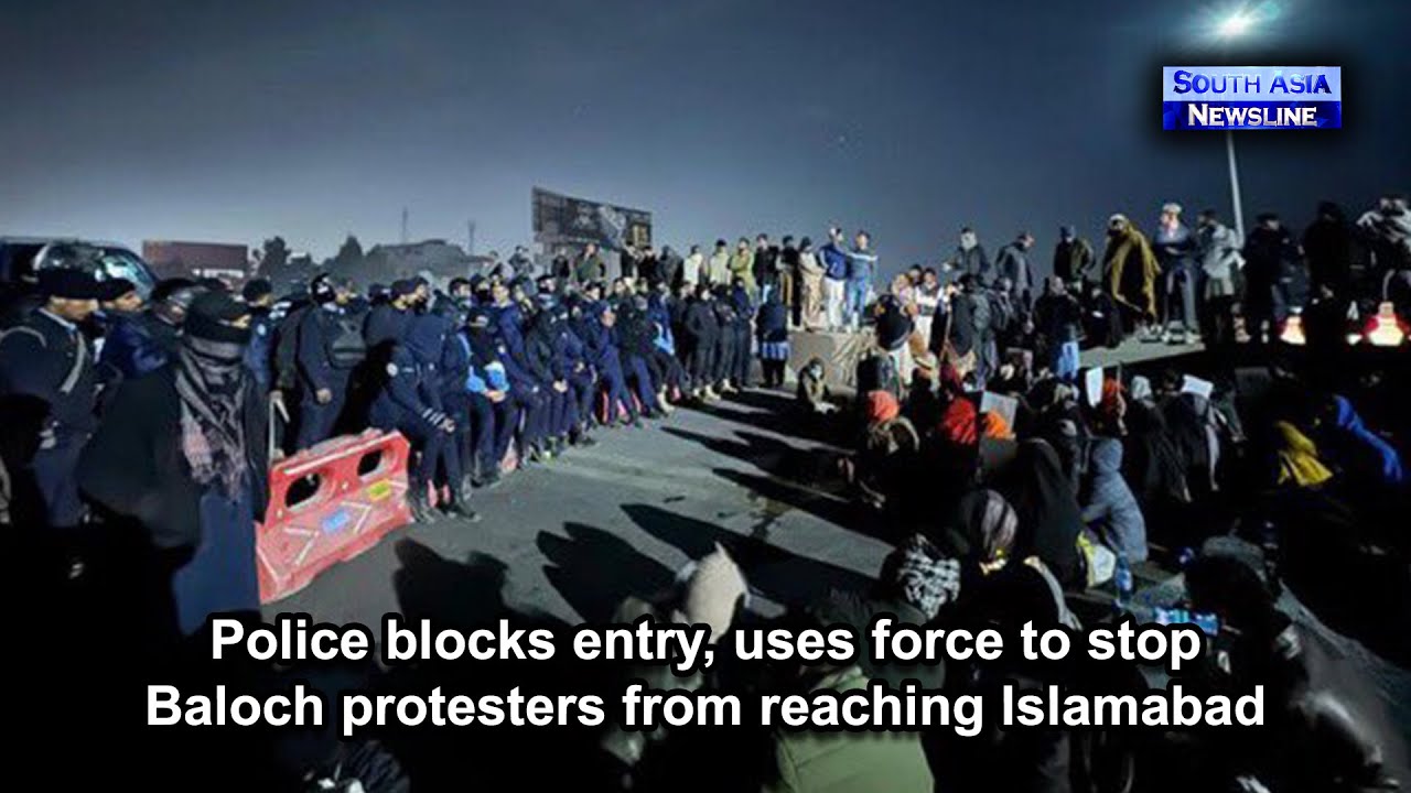 Police blocks entry, uses force to stop Baloch protesters from reaching ...